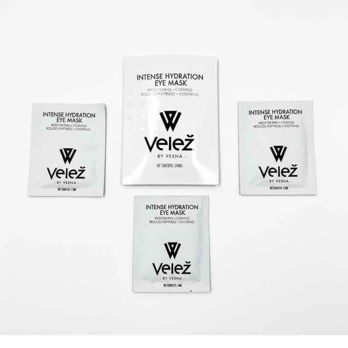 Velež Intense Hydration Eye Mask | Cooling & Hydrating Biocellulose for ...