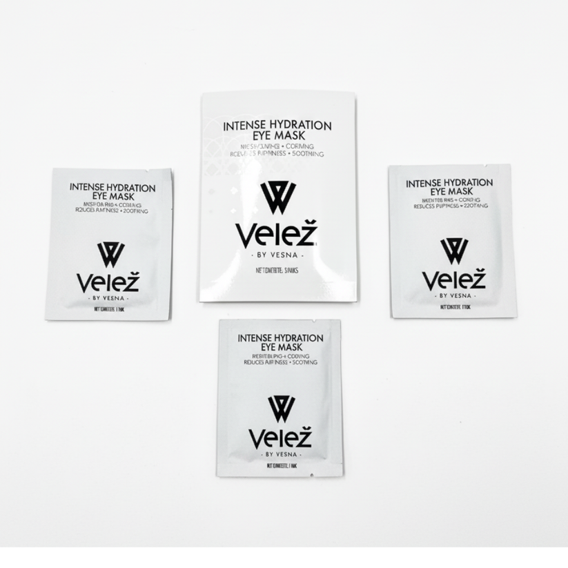 Velež Intense Hydration Eye Mask | Cooling & Hydrating Biocellulose for ...