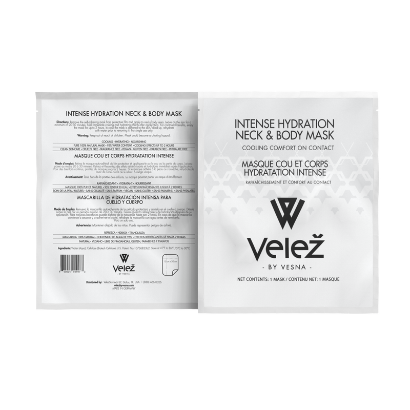 Intense Hydration Neck & Body Mask | Biotech Cellulose Face Mask